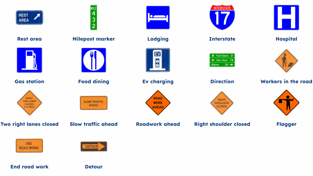 DMV Road Signs : Learn All U.S. Traffic Signs with Meanings